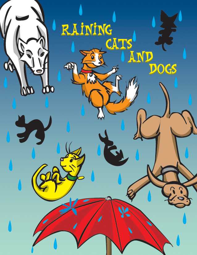Raining Cats And Dogs Cartoon